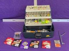 Plano Tackle Box & Assorted Tackle - Sherwood Auctions