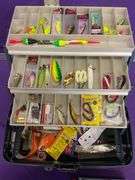 Plano Tackle Box & Assorted Tackle - Sherwood Auctions