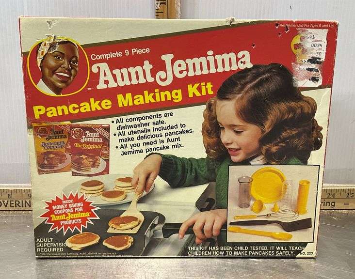 1986 Aunt Jemima Kids Pancake Making Kit - Sherwood Auctions