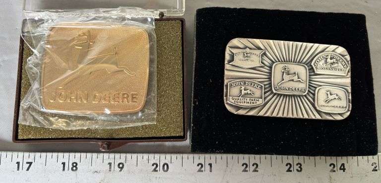 1970's Leaping Deer Historical Trademark Logo & 1987 "Five Logos" John ...