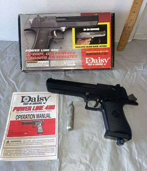 Daisy Powerline Model 400 CO2 Powered Semi-Auto BB Gun - Sherwood Auctions
