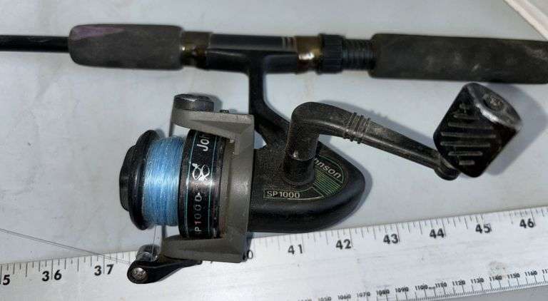 Johnson Composite Telescopic Spinning Rod & Johnson SP 1000 Reel ...
