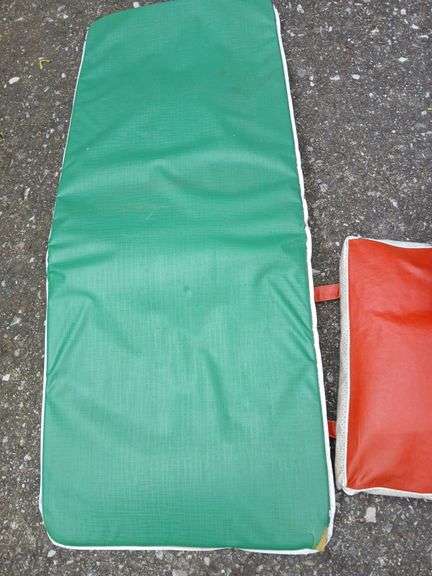 Two Boy Scout Mess Kits, Hatchets & Boat Cushions - Sherwood Auctions