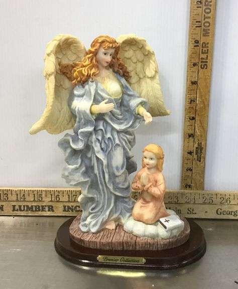Premier Collection Angel Statue and Lighthouse Silhouette Lamp ...