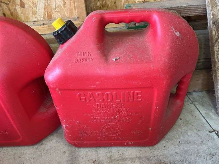 Four Gas Cans - Sherwood Auctions