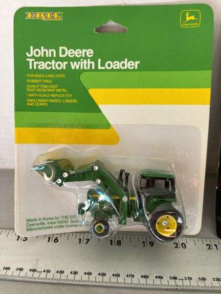 ERTL John Deere Tractor w/ Loader 1/64th Scale & Model “D” Tractor 1 ...