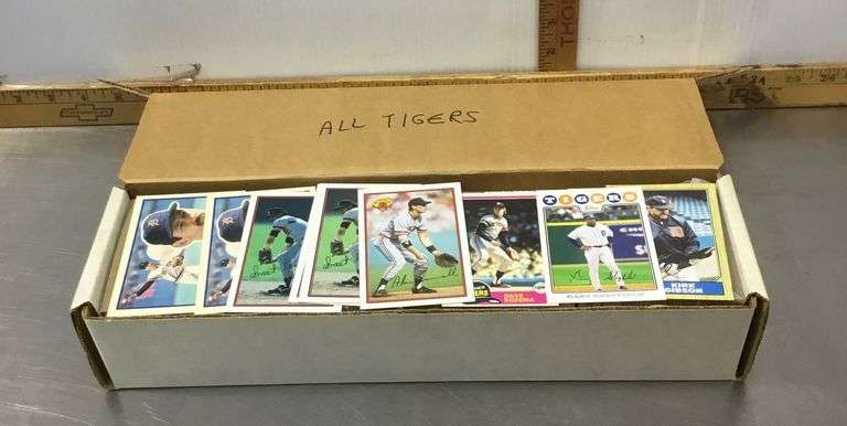 Baseball Trading Cards (All Detroit Tigers) - Sherwood Auctions