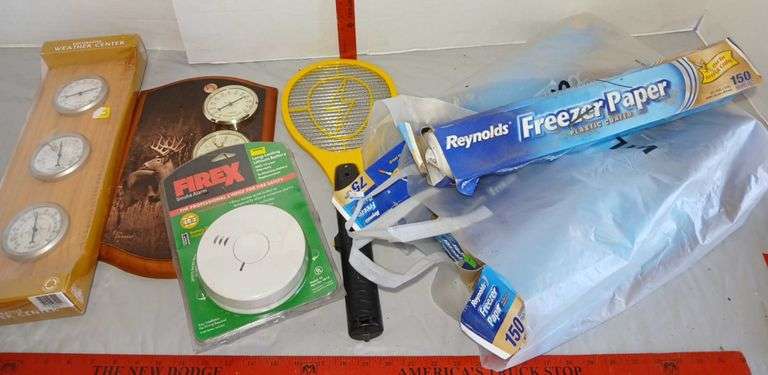 Weather Centers, Freezer Paper, Smoke Dectector and Fly Zapper ...