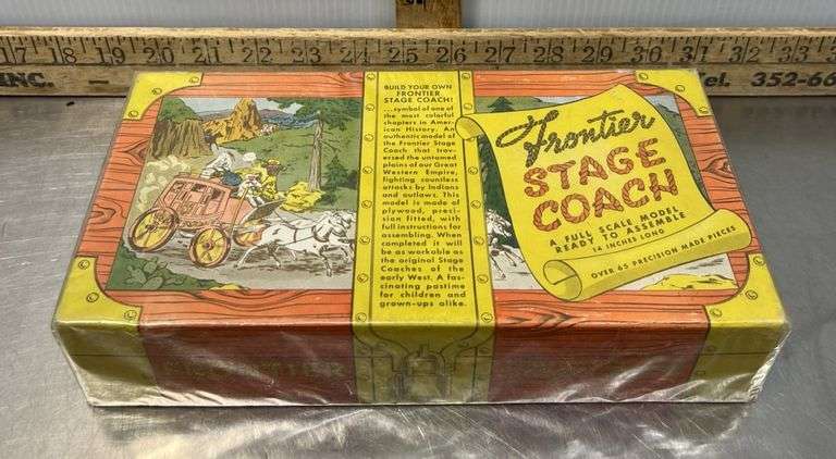 Frontier Stage Coach Full Model Scale - Sherwood Auctions