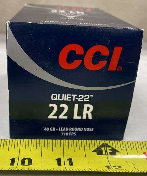 CCI Quiet-22 22LR Lead Round Nose 710 FPS 40 GR (500 cartridges ...