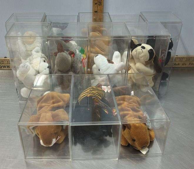 Beanie Babies in Display Cases - Sherwood Auctions