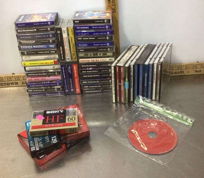 Various Cassette Tapes and CD’s - Sherwood Auctions