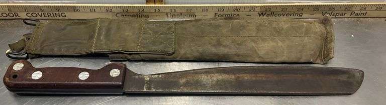 Machete with Case - Sherwood Auctions
