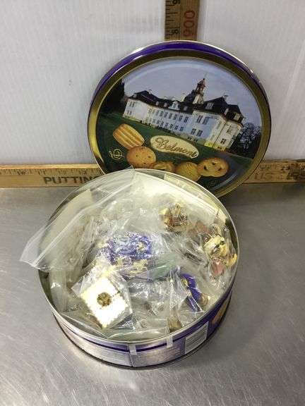 Tin Full Of Pins - Sherwood Auctions