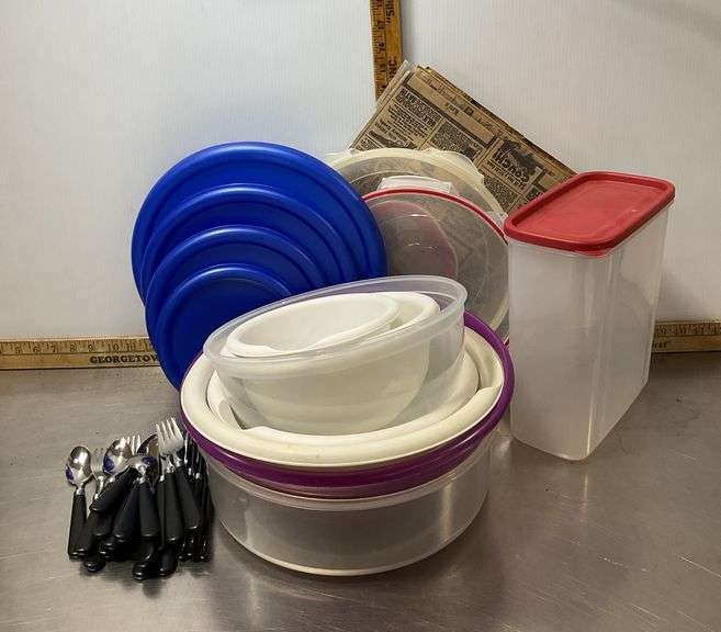 Mixing Bowl Set with Lids, Large Bowls, Organizer & Mt Pleasant Paper ...