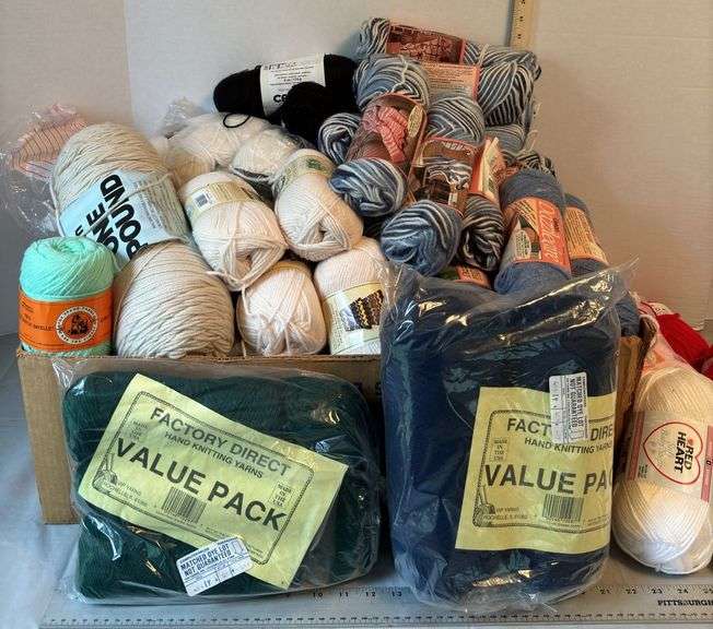 Nice Collection of Knitting Yarn - Sherwood Auctions