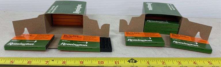 1 box (1,000 ct) & 7 ctn (100 ct) Remington No. 7 1/2 Small Rifle Bench ...