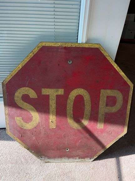 Metal 2’x2’ Stop Sign - Sherwood Auctions