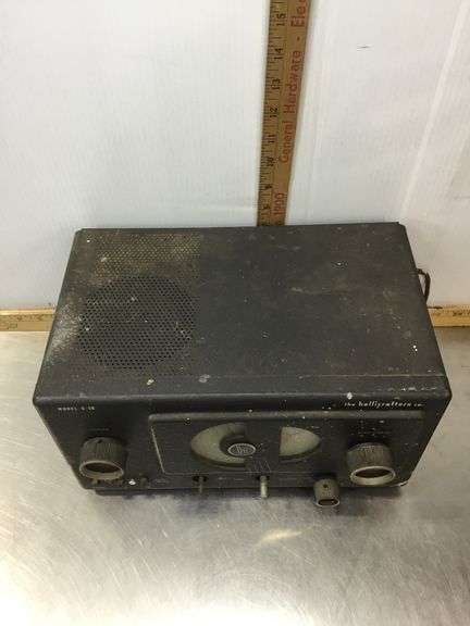 Vintage Shortwave Radio (unknown working condition) - Sherwood Auctions