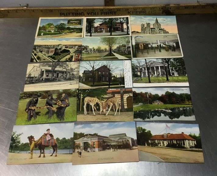 Stack Of Vintage Postcards - Sherwood Auctions