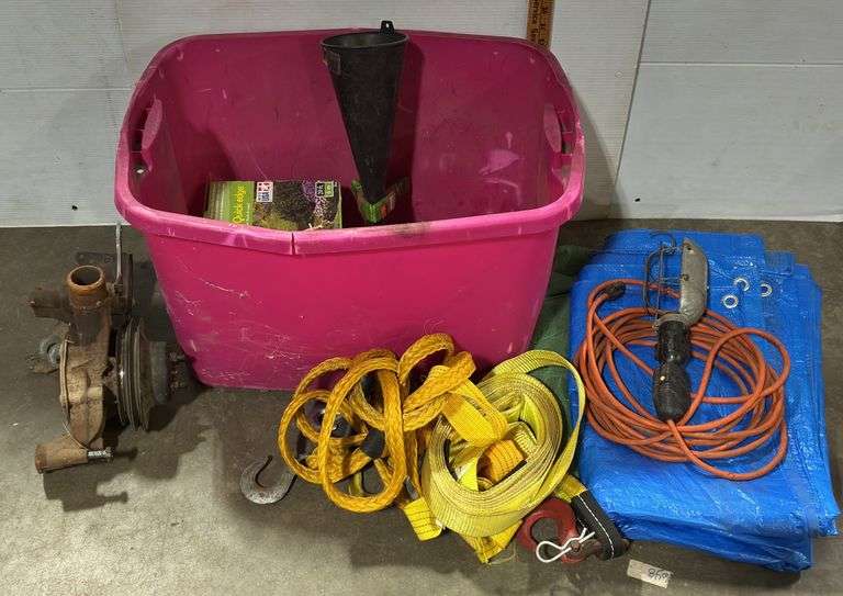 Tarps, Tow Ropes, Lawn Edging & More - Sherwood Auctions