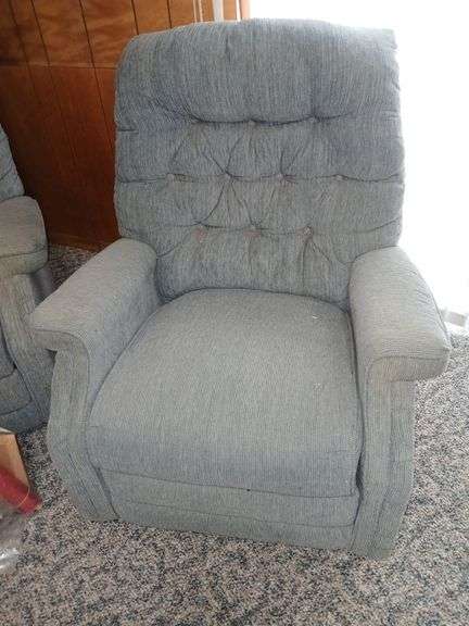 Grey Rocking Recliner - Sherwood Auctions