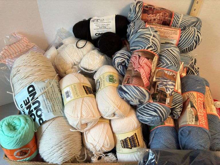 Nice Collection of Knitting Yarn - Sherwood Auctions