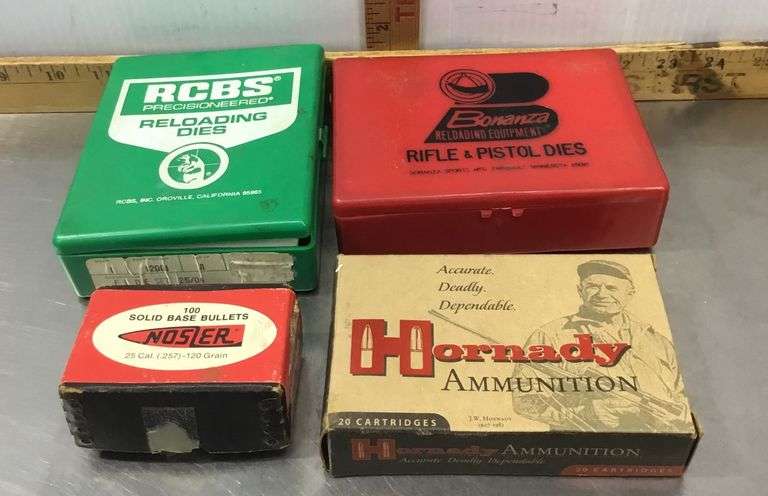 Hornaday 25-06 REM Ammunition, 25 Cal Solid Base Bullets and Rifle ...