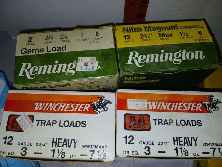 100 Rounds of 12 Gauge Shells, 20 Rounds of Federal 30-06, 30-06 Shells ...