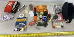 2 Bags, First Aid & Misc. Camping/ Survival Supplies - Sherwood Auctions