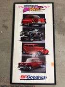Framed 1992 BF Goodrich Tires Promotional Poster - Sherwood Auctions