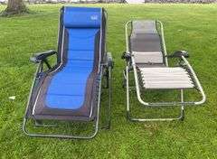 Two Gravity Lounge Chairs - Sherwood Auctions