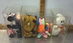 Beanie Babies in Display Cases - Sherwood Auctions