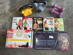Assortment of Workout DVD’s, Weights & More! - Sherwood Auctions