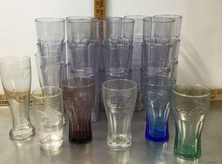 Classic Coca-Cola Glass, Vintage Cobalt Blue Coca-Cola Glass, Vintage ...