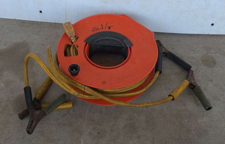 Jumper Cables and Extention Cord with Reel - Sherwood Auctions