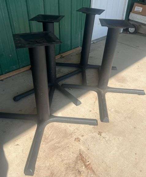 Heavy Duty Metal Table Stands (28.5”T,26”L,26”D) - Sherwood Auctions