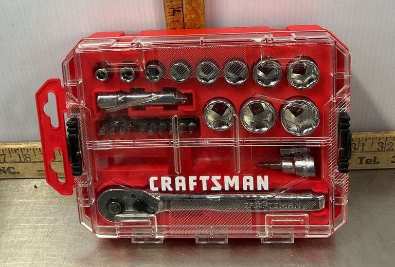 Craftsman Tool Set in Case - Sherwood Auctions