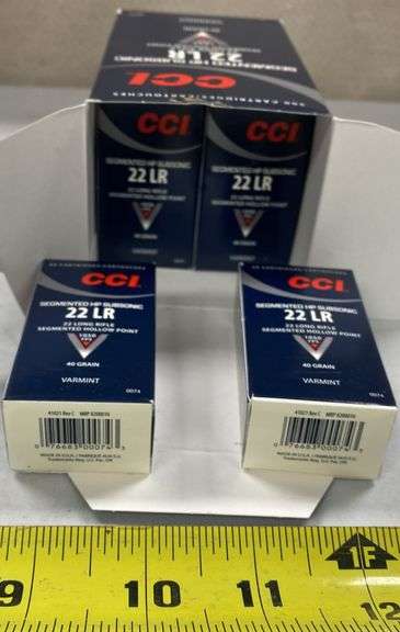 CCI Segmented HP Subsonic 22 LR Hollow Point 1050 FPS 40 GR (500 ...