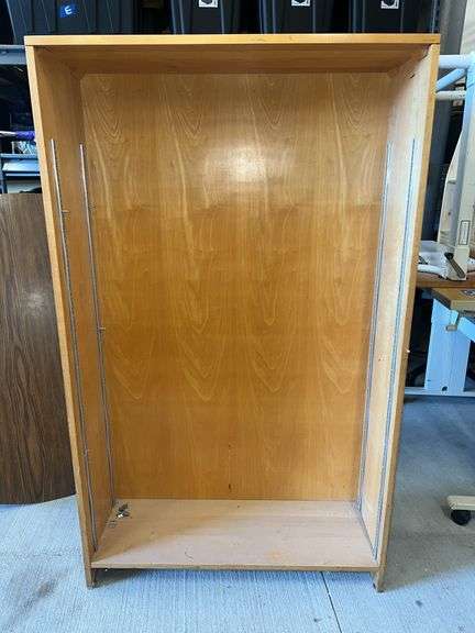 Wooden Bookshelf (56.5”T,36”W,12”D) - Missing Shelves - Sherwood Auctions