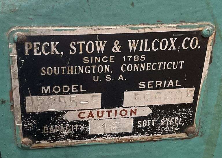 J. Lee Hackett Co. Model 2255-F Tin Spiltter/Cutter - Sherwood Auctions