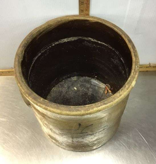 Large Stoneware Crock - Sherwood Auctions