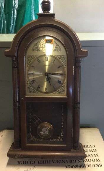 International Collection NIB Grand Father Clock & Commodore Wall Clock ...