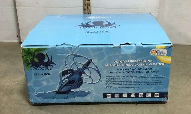 Octopus Professional Automatic Pool Vacuum Cleaner - Sherwood Auctions