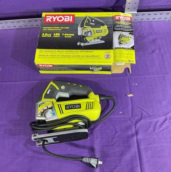 Ryobi Variable Speed Jig Saw Has Power When Plugged In - Sherwood Auctions