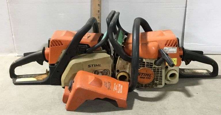 Stihl Chainsaws (have compression) Use For Parts - Sherwood Auctions