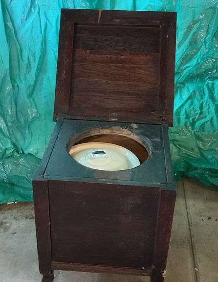 Antique Wooden Commode - Sherwood Auctions