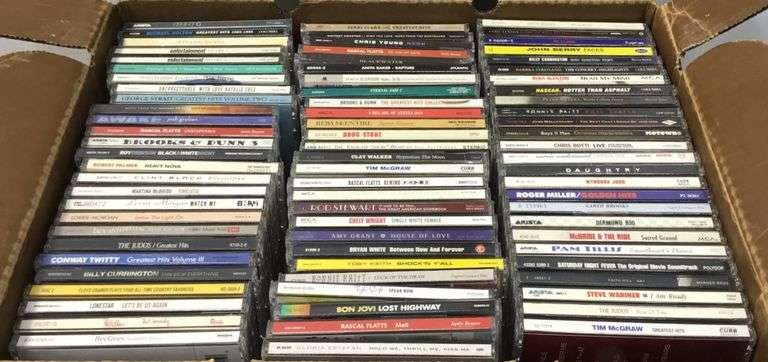 Box Of CDs - Sherwood Auctions