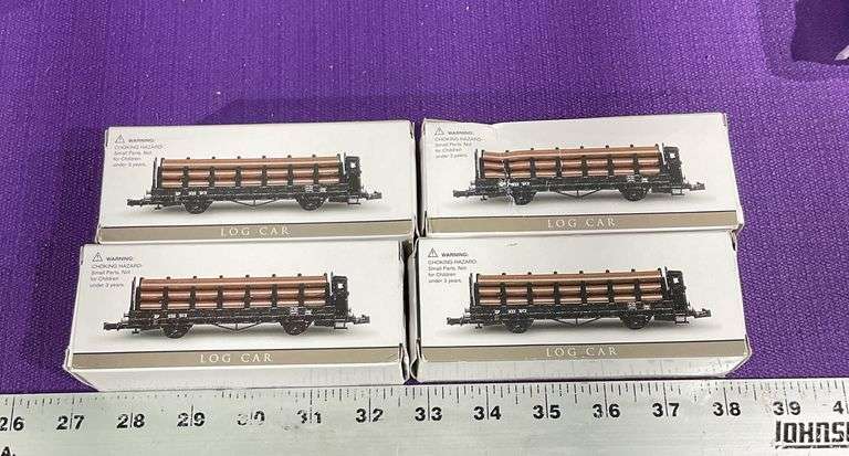 4 Pc. Log Cars - Sherwood Auctions