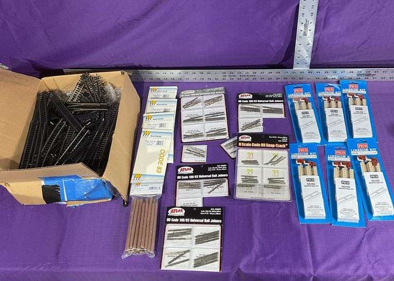 Peco Line Side Kits, Atlas Universal Rail Joiners, Log Pack, Walthers ...